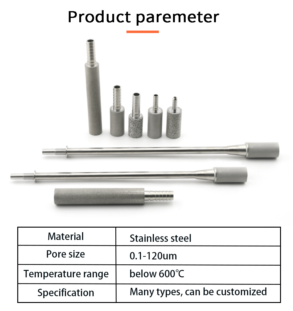 Sintered stainless steel micro hydrogen ozone oxygen generator diffuser ...