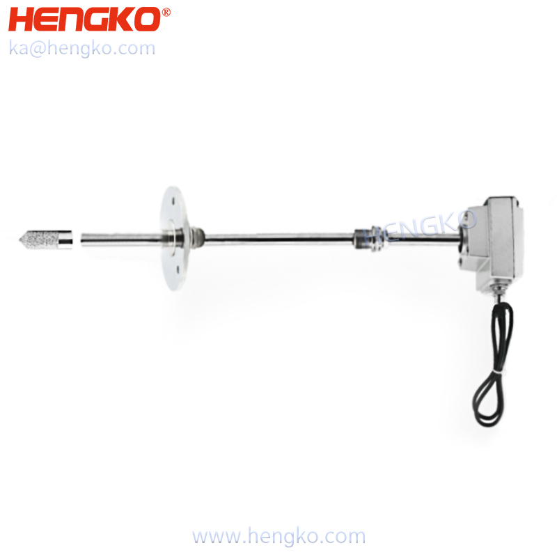 High-temperature adaptable exhaust flue gas sampling probe filter ...