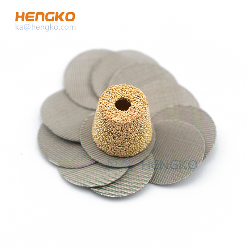 Sintered 304 316l stainless steel multilayer wire mesh micron filter ...