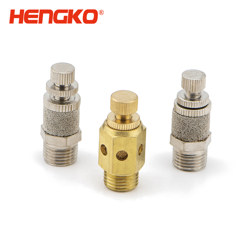 BSP Pneumatic muffler filter (silencer) with screwdriver adjustment and ...