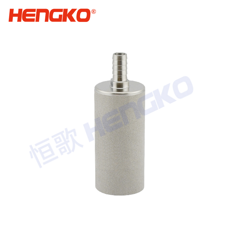 Custom HENGKO sintered metal porous stainless steel inline oxygen air ...